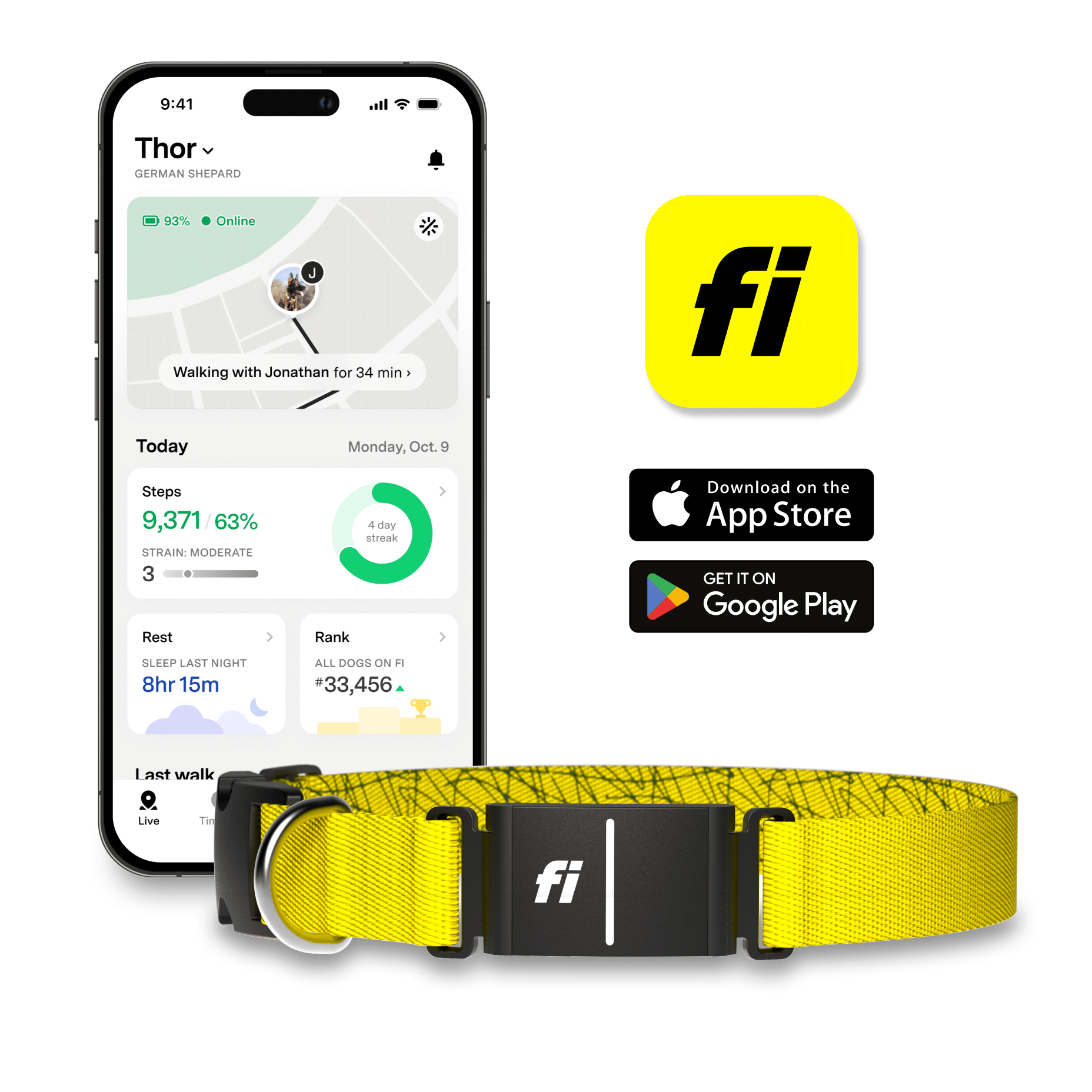 Fi Smart Collar - Love, Dog